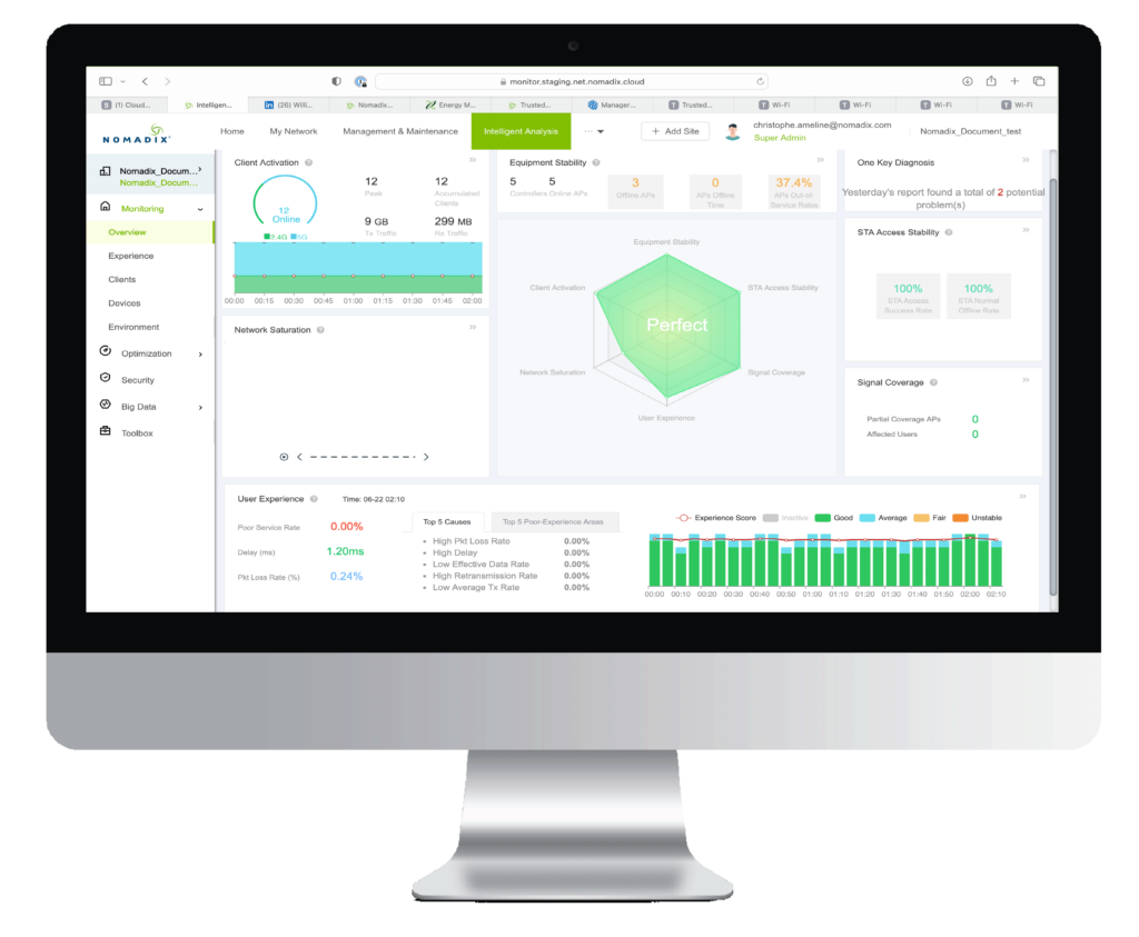 Networks Infrastructure Management - Nomadix
